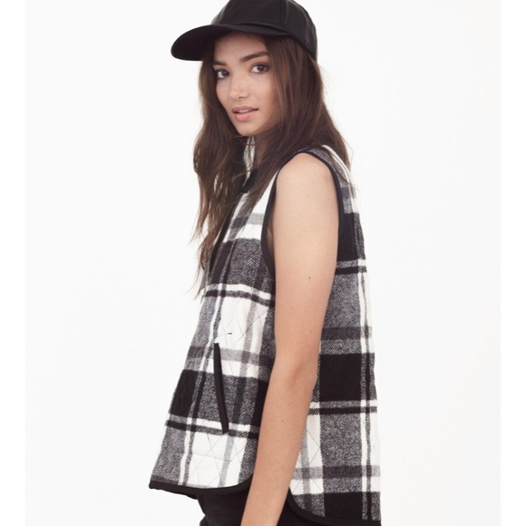 Thread & Supply | Jackets & Coats | Thread Supply Reversible Plaid Vest ...